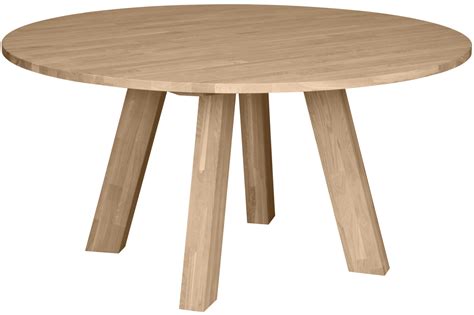 Rhonda Xl Eettafel Ø150cm Eiken Naturel 778 WOOOD Löwik Meubelen