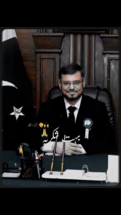 چیف جسٹس پشاور ہائی کورٹ محمد ابراہیم خان پوری قوم آپکو سلیوٹ کرتی ہے