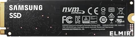 SSD-накопитель M.2 500GB Samsung 980 (MZ-V8V500BW) купить | ELMIR ...