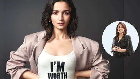 Alia Bhatt Calls Hypes Mom In Law Neetu Kapoor Calls Her Beauty
