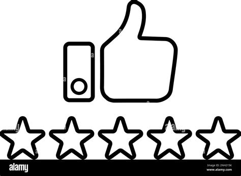 Satisfaction Rating Review Icon Symbol For Use On Mobile Apps Print