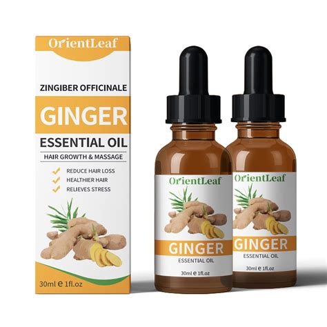 Orientleaf Ginger Massage Oil 100 Pure Natural Lymphatic Drainage