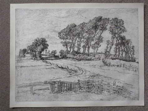 Johan Dijkstra Johan Dijkstra Ets Landschap Verkocht Kunstveiling Nl