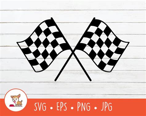 Checkered Flags Svg Checkered Flags Clipart Vector Checkered Flags