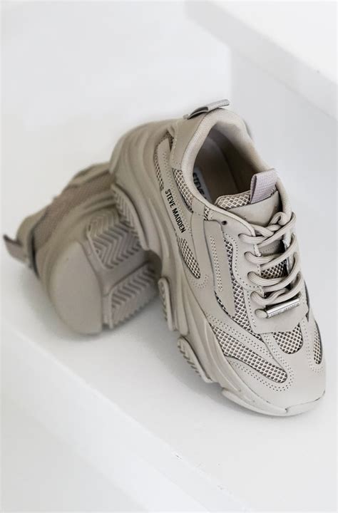 Steve Madden Possession Sneaker Greige Ss23 Shoes