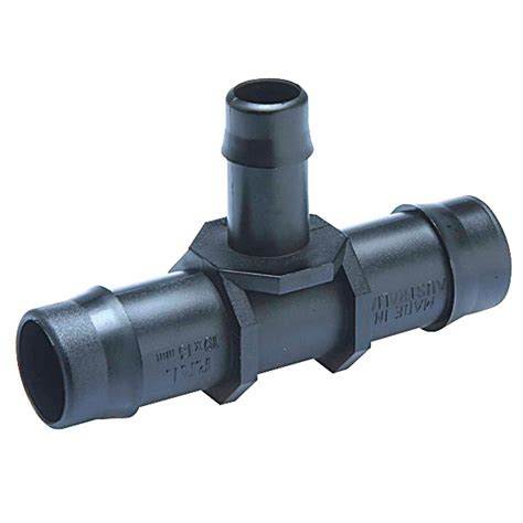 Neta Barb Reducing Tee 19mm Black