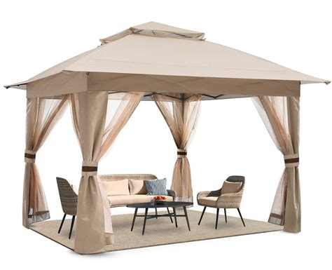 COOSHADE 13x13Ft Easy Pop Up Canopy Tent Instant Folding Shelter With