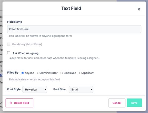 Creating A New Esignature Document Template Hr Partner Knowledge Base