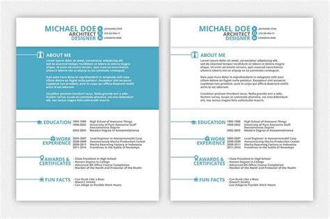 Swiss Style Resume Templates