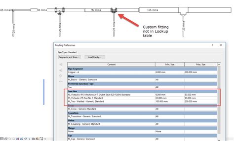 solved pipe fittings routing preference autodesk community