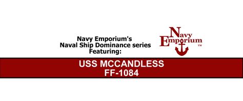 Uss Mccandless Ff 1084 Navy Emporium