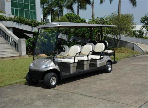Lvtong Brand 8 Person Electric Sightseeing Buggy Golf Car And