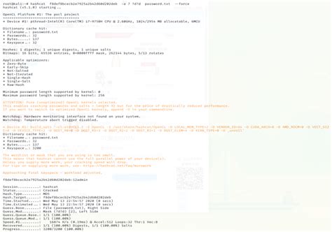 工具使用 世界上最快最顶级的密码破解工具hashcat入门指南快解密码读取工具 Csdn博客