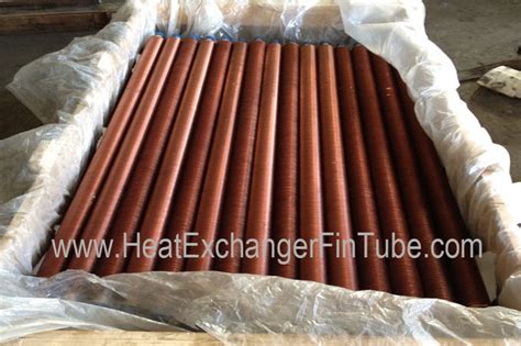 Type L Tension Wrapped Finned Tubes With C12200 Copper Fins And Fins