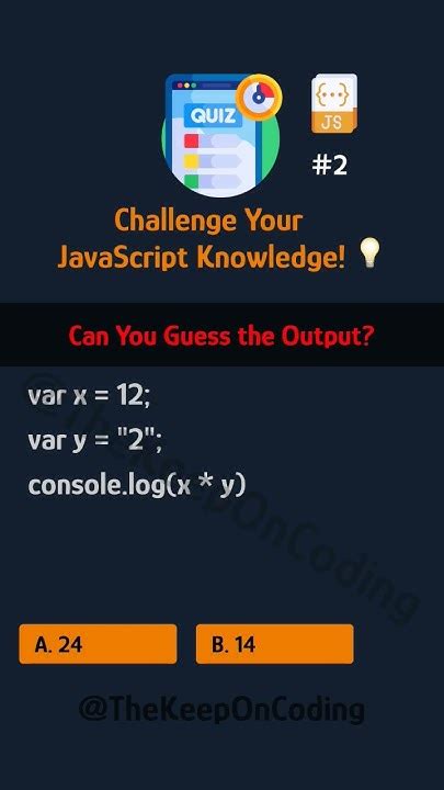 Challenge Your Javascript Knowledge 💡can You Guess The Output 🖥️💡 Shorts Coding Youtube