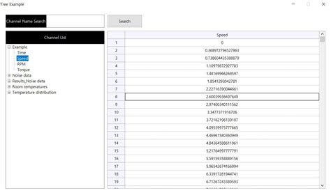 tree table control with user dialog box in diadem ni community