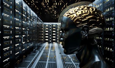 Artificial Intelligence Brain Neural Network Premium AI Generated Image