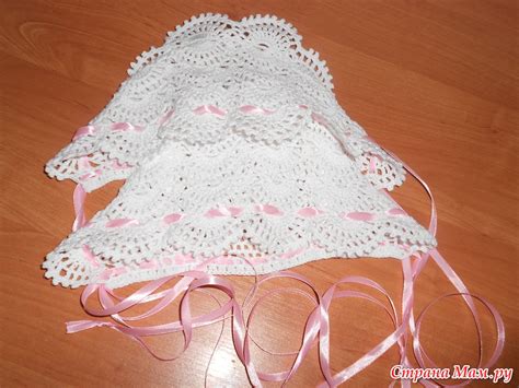 Чепчики для новорожденных Вязание для детей Страна Мам