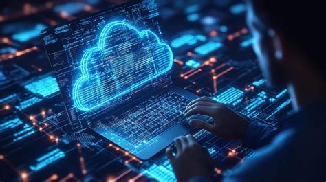 Cloud Engineer Analyzing Data In A Digital Environment Premium Ai