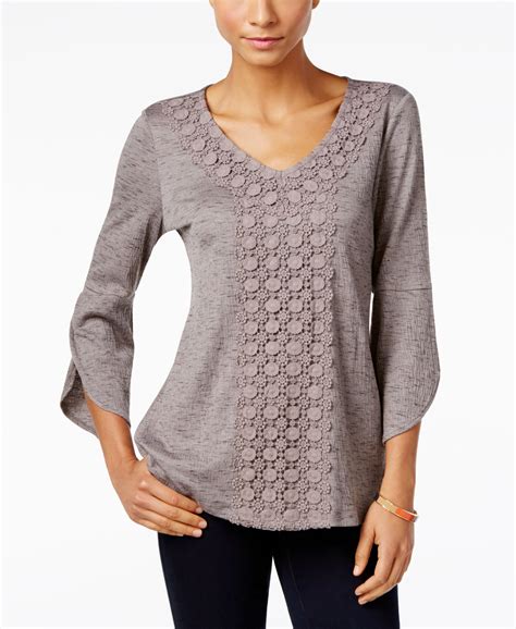Macys Womens Tops Style And Co At Benjamin Uchida Blog