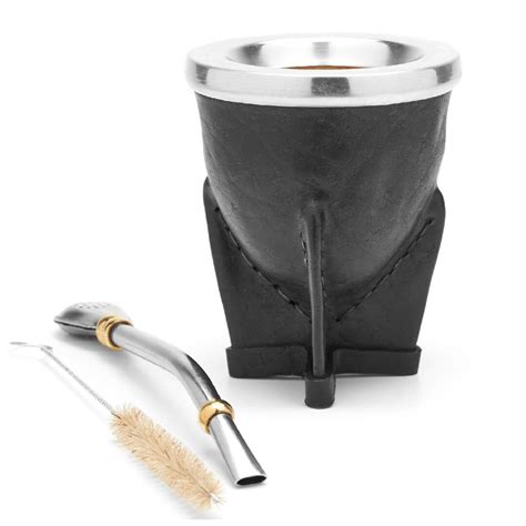 Vaqueta Calabash Mate Gourd Cup Mate Set Yerba Mate Gourd Mate Bombilla Leather