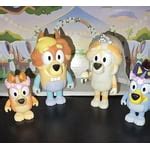 Bluey Wedding Time Toys 4 Pk Figures Uncle Rad Frisky Bluey And Bingo