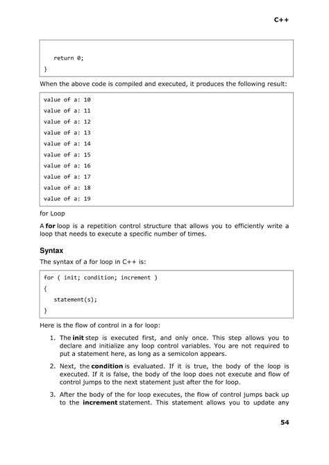 Computer Languages And Work From Home Jobs C Language Loop Types