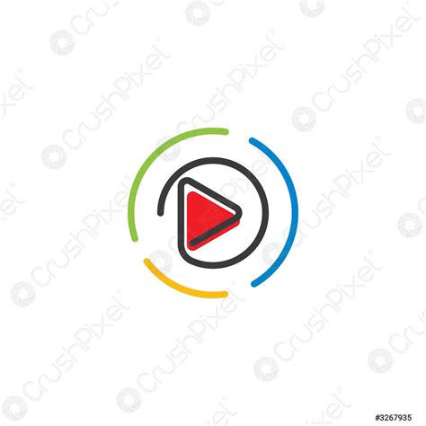 Play Logo Vector Stock Vector 3267935 Crushpixel