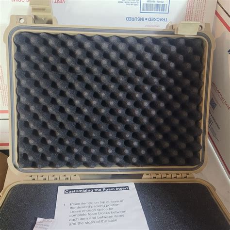 Apache 3800 Weatherproof Protective Hard Case With Full Uncut Foam Tan