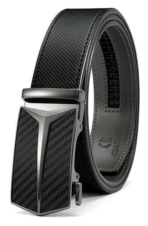 Mens T Chaoren Mens Ratchet Belts 2 Pack Genuine Leather 1 3 8