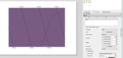 Qgis Composer Fixed Coordinates Distance Geographic Information