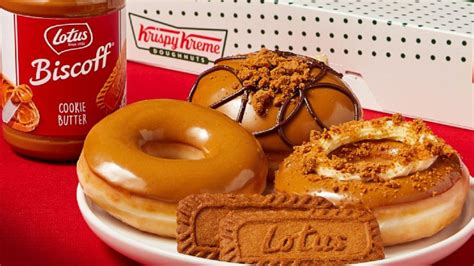 Krispy Kreme Debuts Three Biscoff Cookie Butter Doughnuts Kauai
