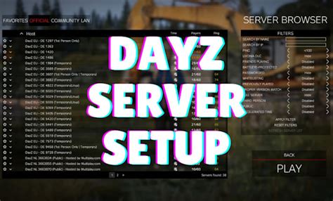 fix edit and setup a dayz server with mods and scripts by bruce eustice fiverr