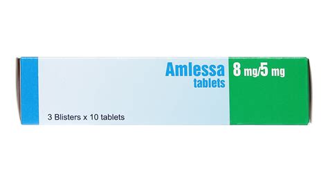 Amlessa 8mg 5mg Tablets Trị Tăng Huyết áp Mạch Vành 3 Vỉ X 10 Viên 01 2026