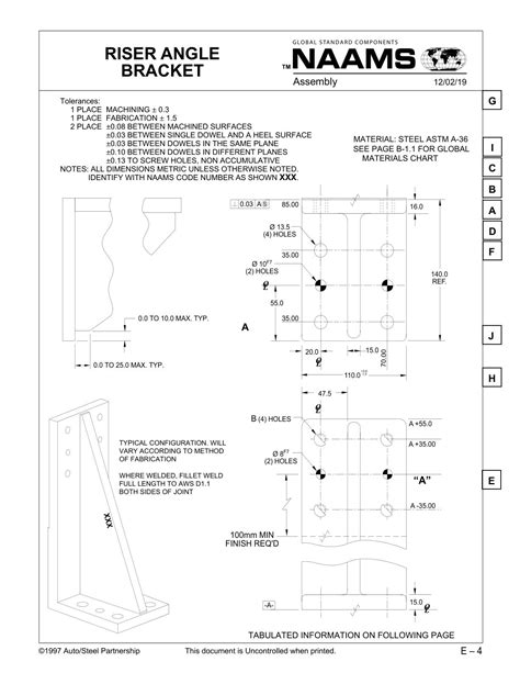 Naams Aab350m Riser Angle Bracket Century Tools