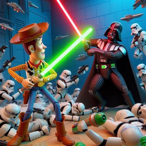 Woody Vs Darth Vader R Aiart