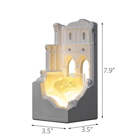 Architecture Essential Oil Diffuser Cement Crystal White Apollobox