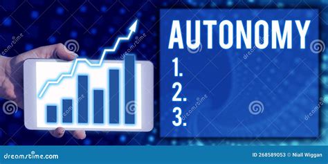 Text Showing Inspiration Autonomy Word For Vehicle That Can Guide Itself Without Human