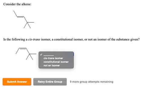 solved name each alkene and specify its configuration by