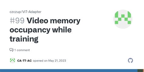 Video Memory Occupancy While Training Issue Czczup Vit Adapter