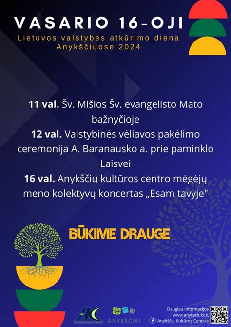 Lithuanian State Restoration Day In Anykščiai