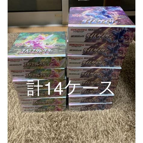 34％割引ホワイト系今季一番 ポケカ スペースジャグラー6box Andタイムゲイザー6boxセット ポケモンカードゲーム トレーディングカード