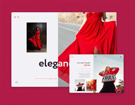 Elegance Ecommerce Store Design Concept Behance