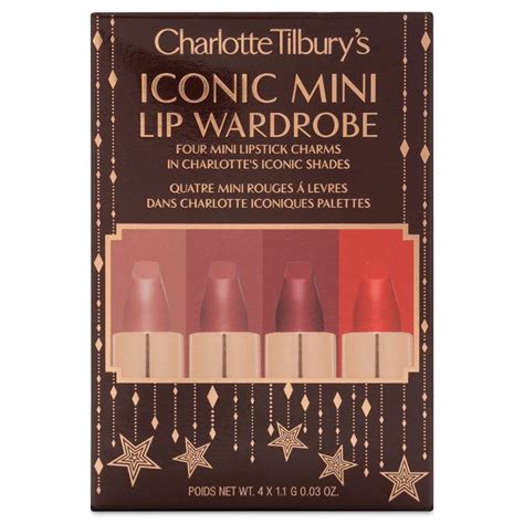 About Charlotte Tilburys Iconic Mini Lip Wardrobe Pucker Up For The Holidays With Charlotte