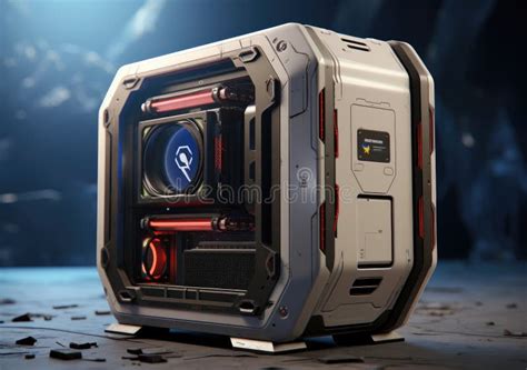 Modern Gaming Pc Case Of Space Style Technology Pc Case Of Futuristics