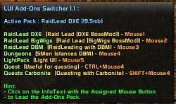 LUI AddonsManager Plug Ins Patches World Of Warcraft AddOns