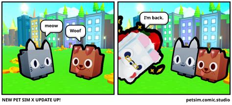 NEW PET SIM X UPDATE UP! - Comic Studio