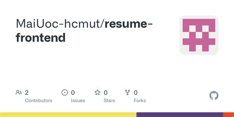 GitHub MaiUoc Hcmut Resume Frontend