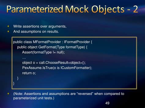Ppt Parameterized Unit Testing Powerpoint Presentation Free Download Id6895153