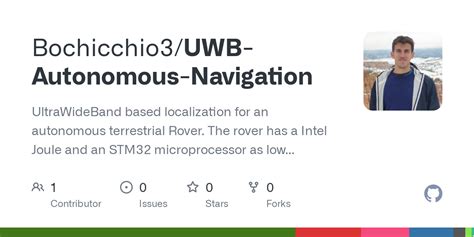 Github Bochicchio3uwb Autonomous Navigation Ultrawideband Based Localization For An